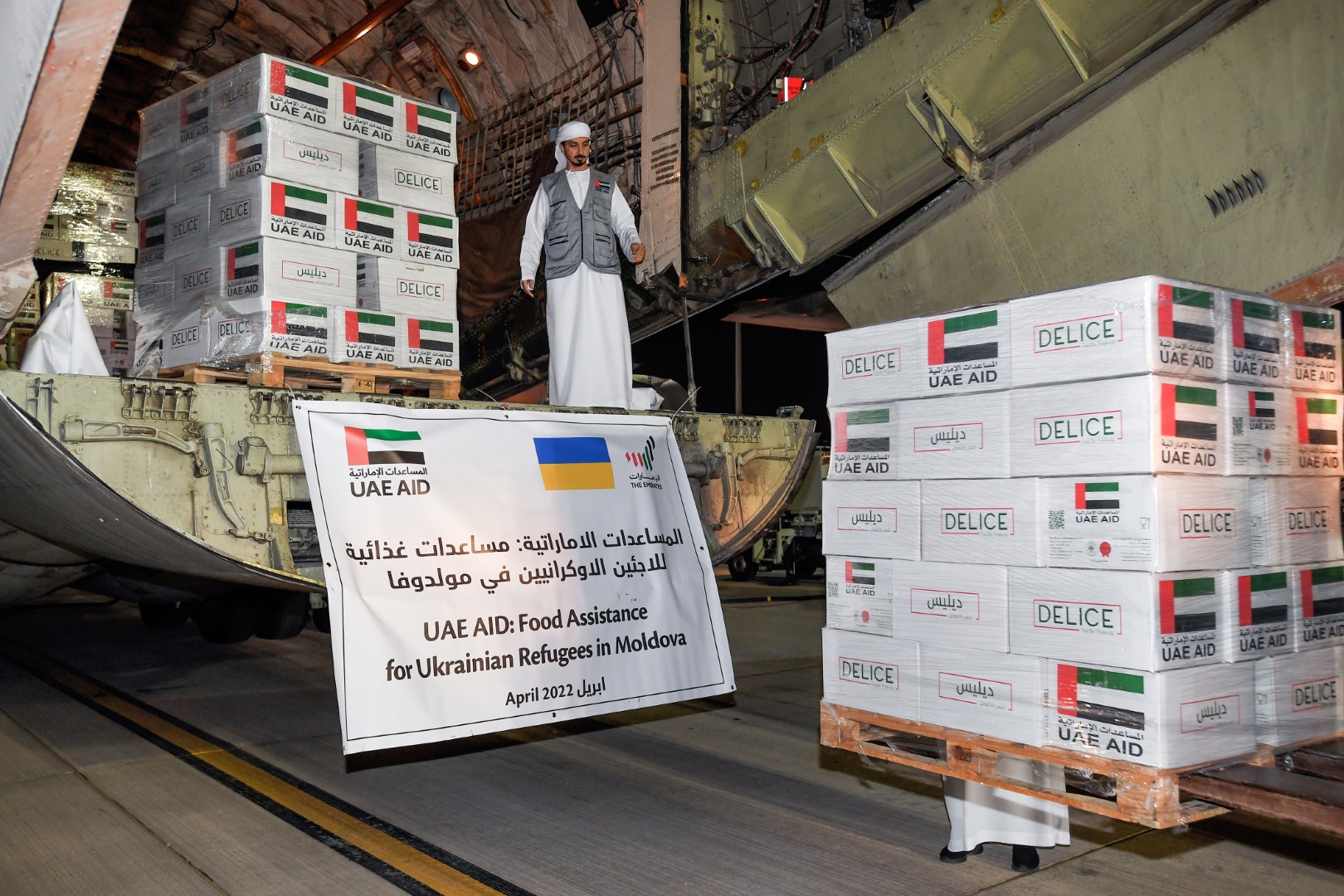 UAE sends aircraft with 30 tonnes of relief supplies to Ukrainian ...