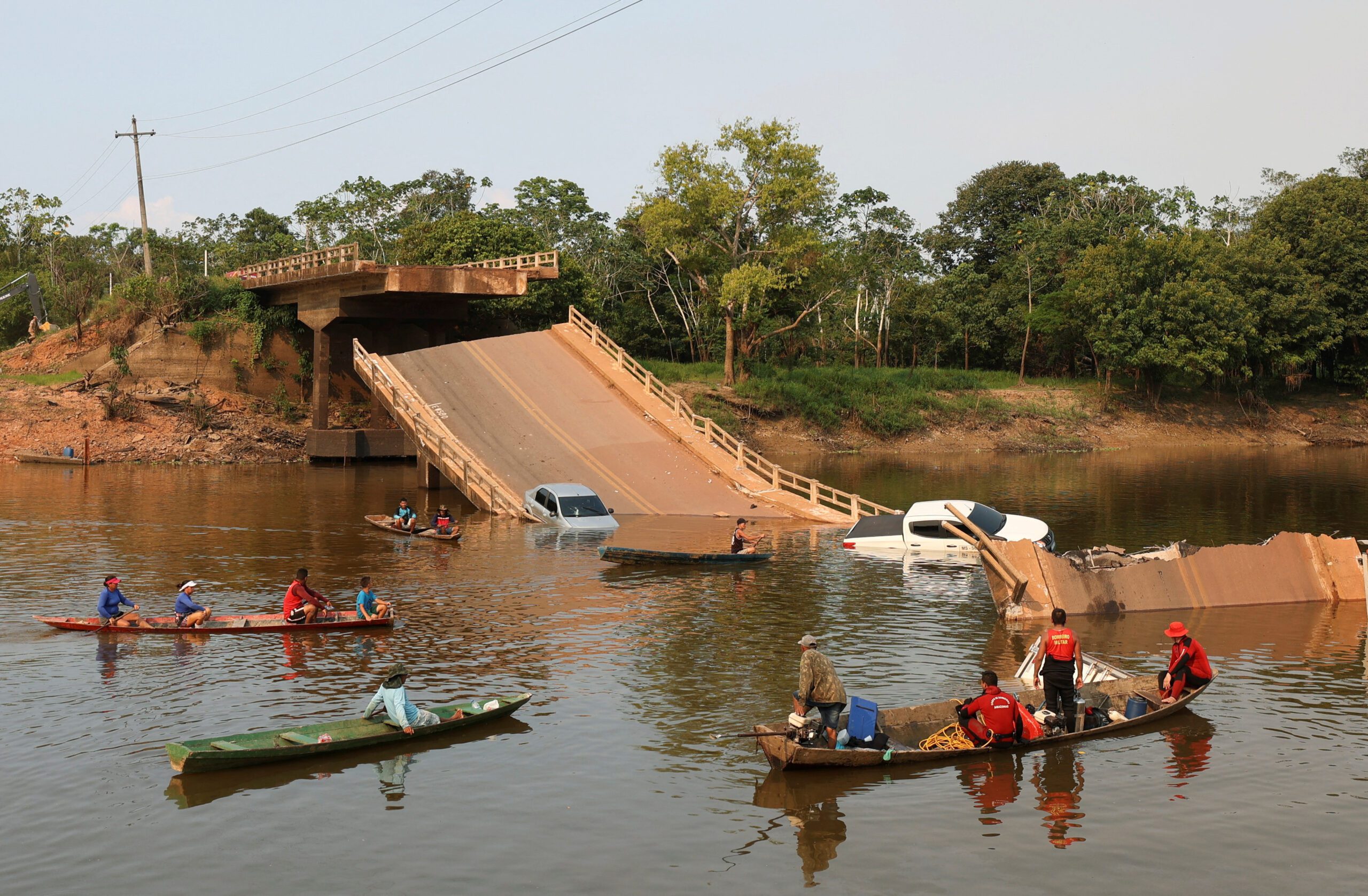 Bridge collapses in Brazilian Amazonas - The Gulf Observer