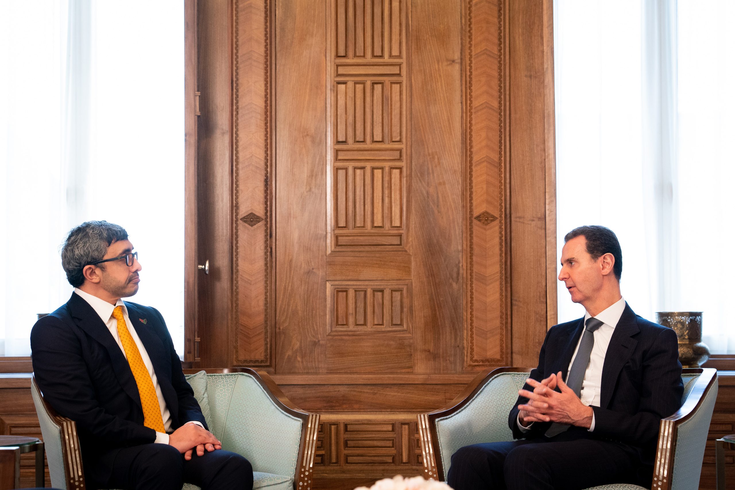 Syrian President receives foreign minister of UAE in Damascus - The ...