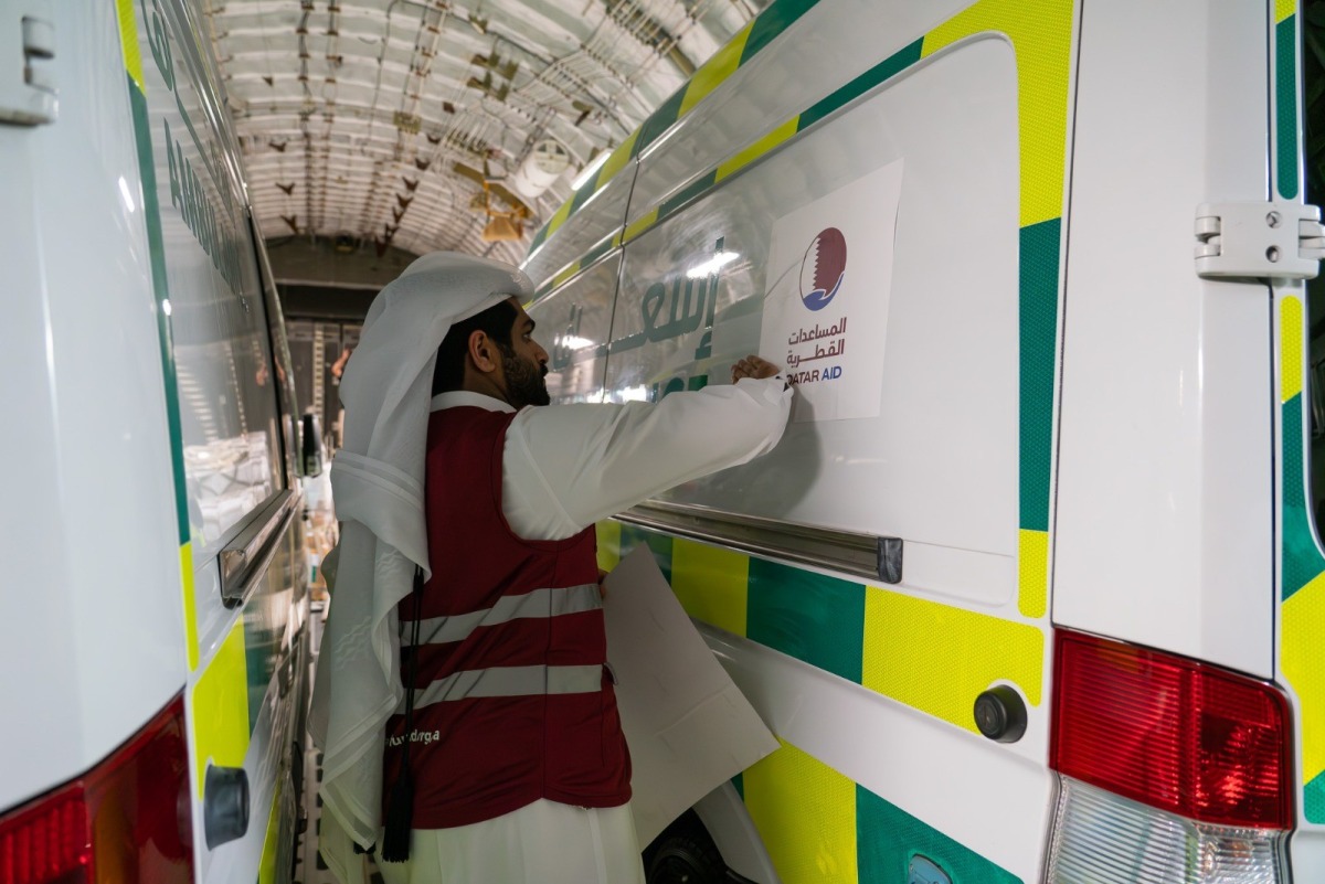 Qatar sends two aid planes, six ambulances to Gaza - The Gulf Observer