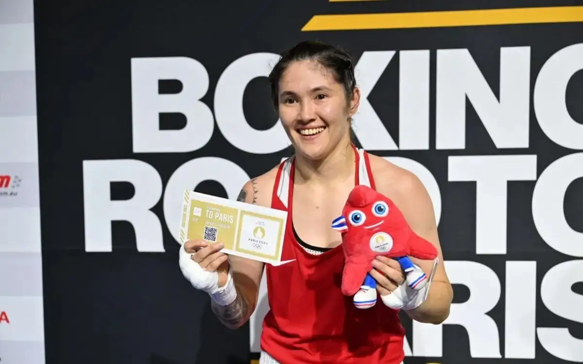 Kazakh Boxer Nazym Kyzaibay Secures Historic Olympic Spot for Paris ...