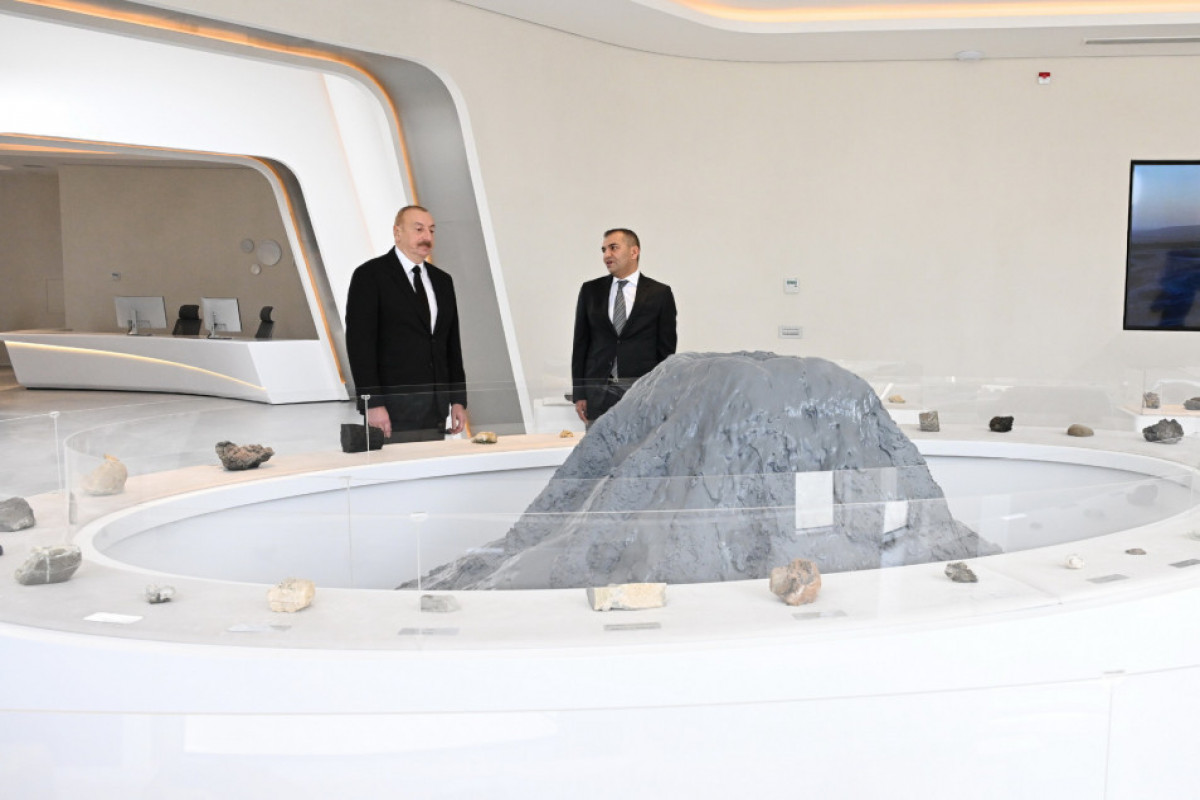 President Ilham Aliyev Inaugurates Mud Volcanoes Tourism Complex - The ...