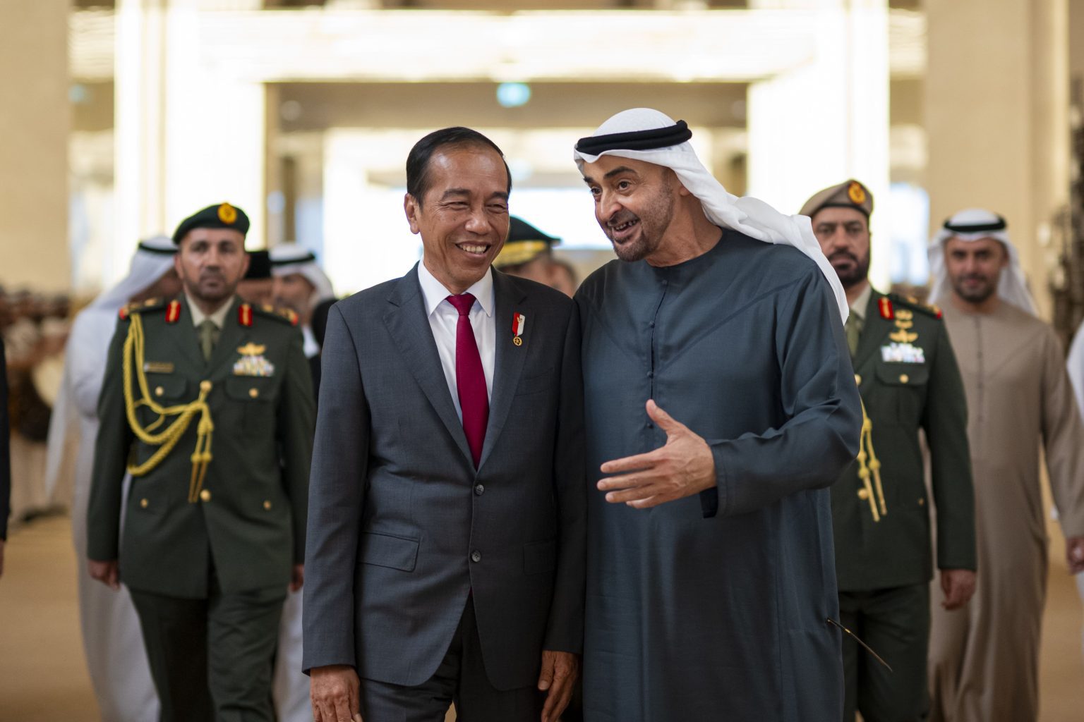 UAE President Welcomes Indonesian President at Start of State Visit ...