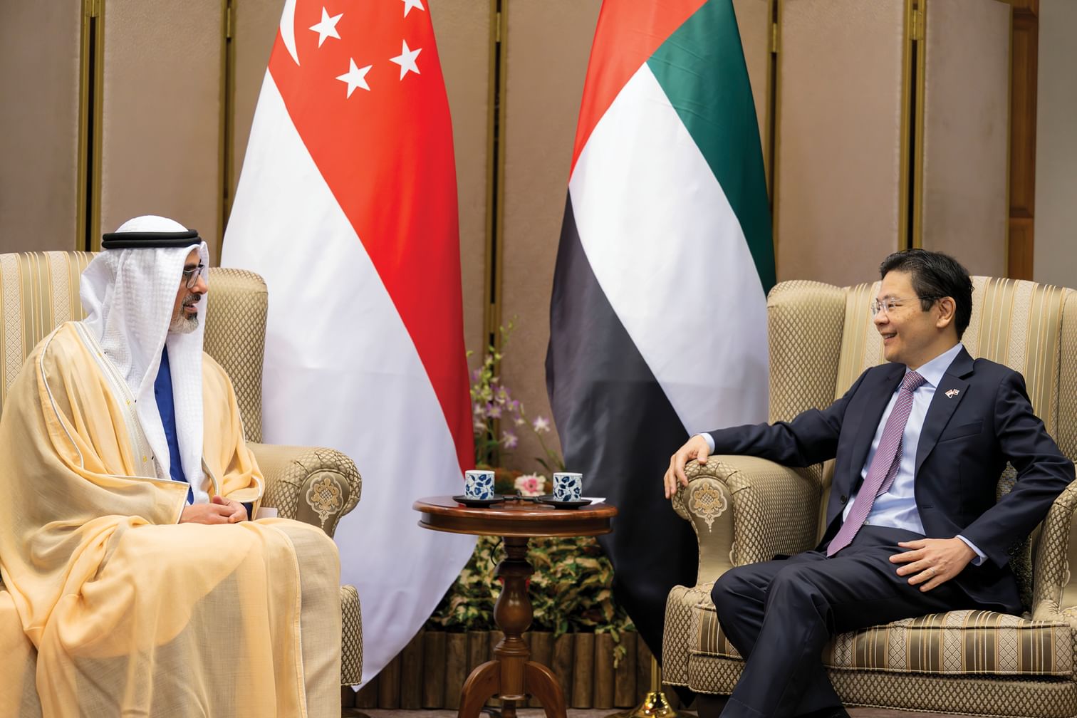 Crown Prince of Abu Dhabi and Singapore PM Hold Talks on Strengthening ...