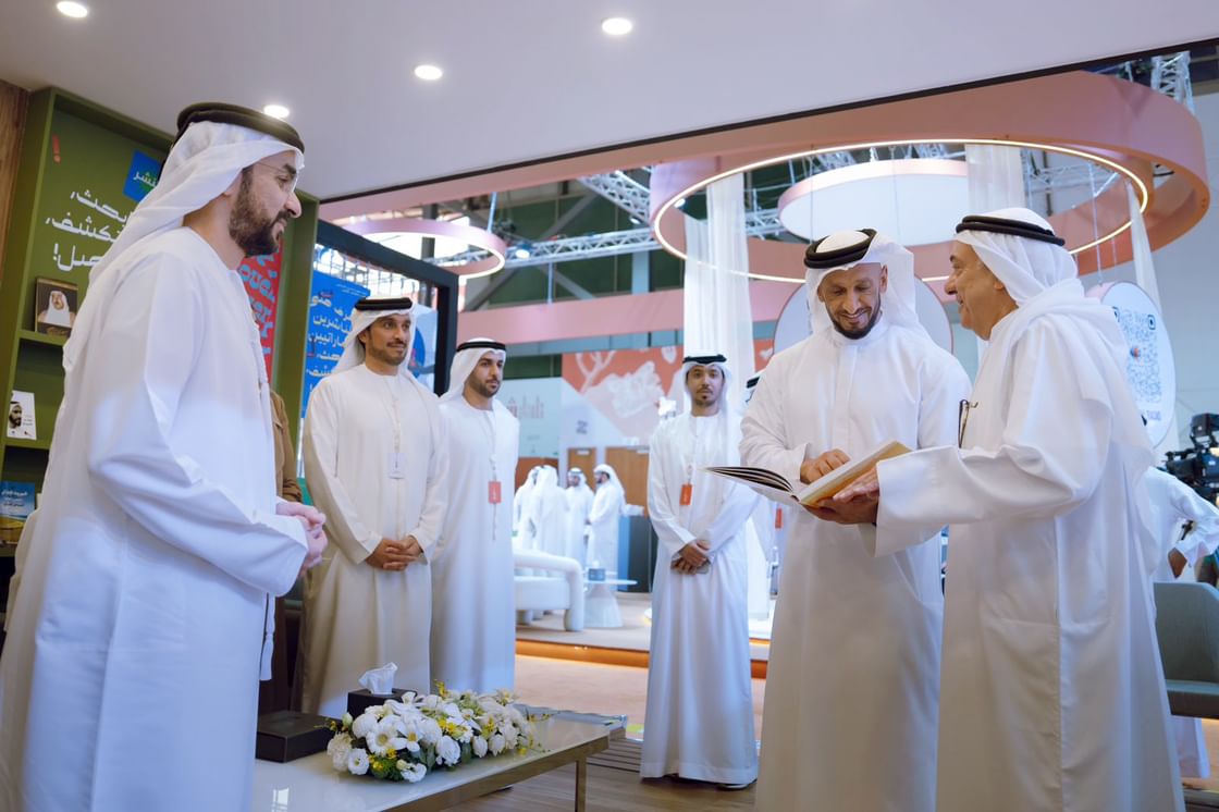 NMO Chairman Abdulla bin Mohammed bin Butti Al Hamed Visits Sharjah International Book Fair 2024 ...