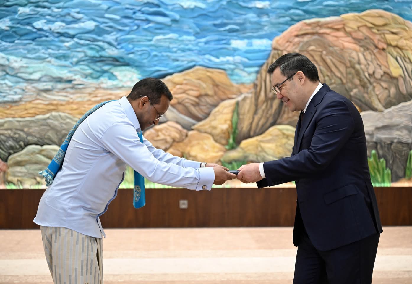 Ambassador Dr Jemal Presents His Credentials to President of Kyrgyz ...