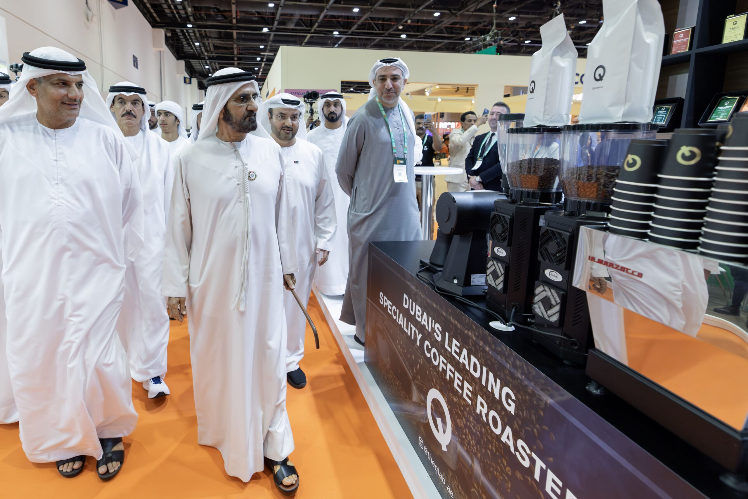 Sheikh Mohammed bin Rashid Visits World of Coffee 2025 Dubai ...