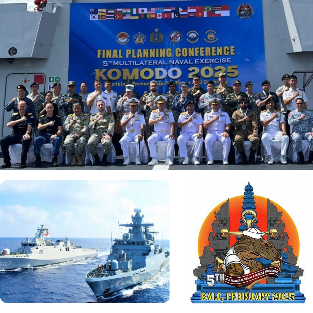 Indonesian Navy Hosts 5th Multilateral Naval Exercise Komodo 2025 in ...