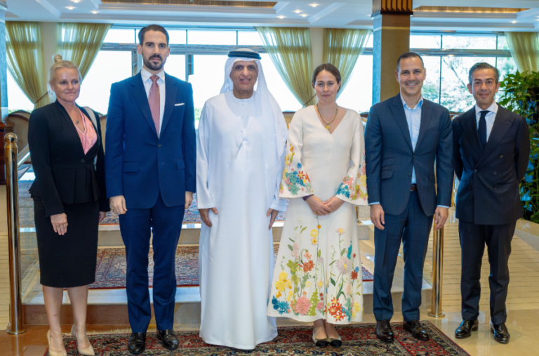 Ruler of Ras Al Khaimah Welcomes Prince Philippos and Princess Nina of ...