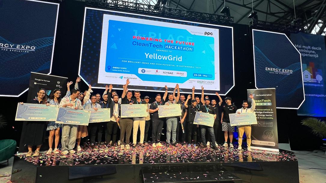 Romania's YellowGrid Wins Top Prize at CleanTech Corporate Hackathon 2025 for AI-Powered Energy ...