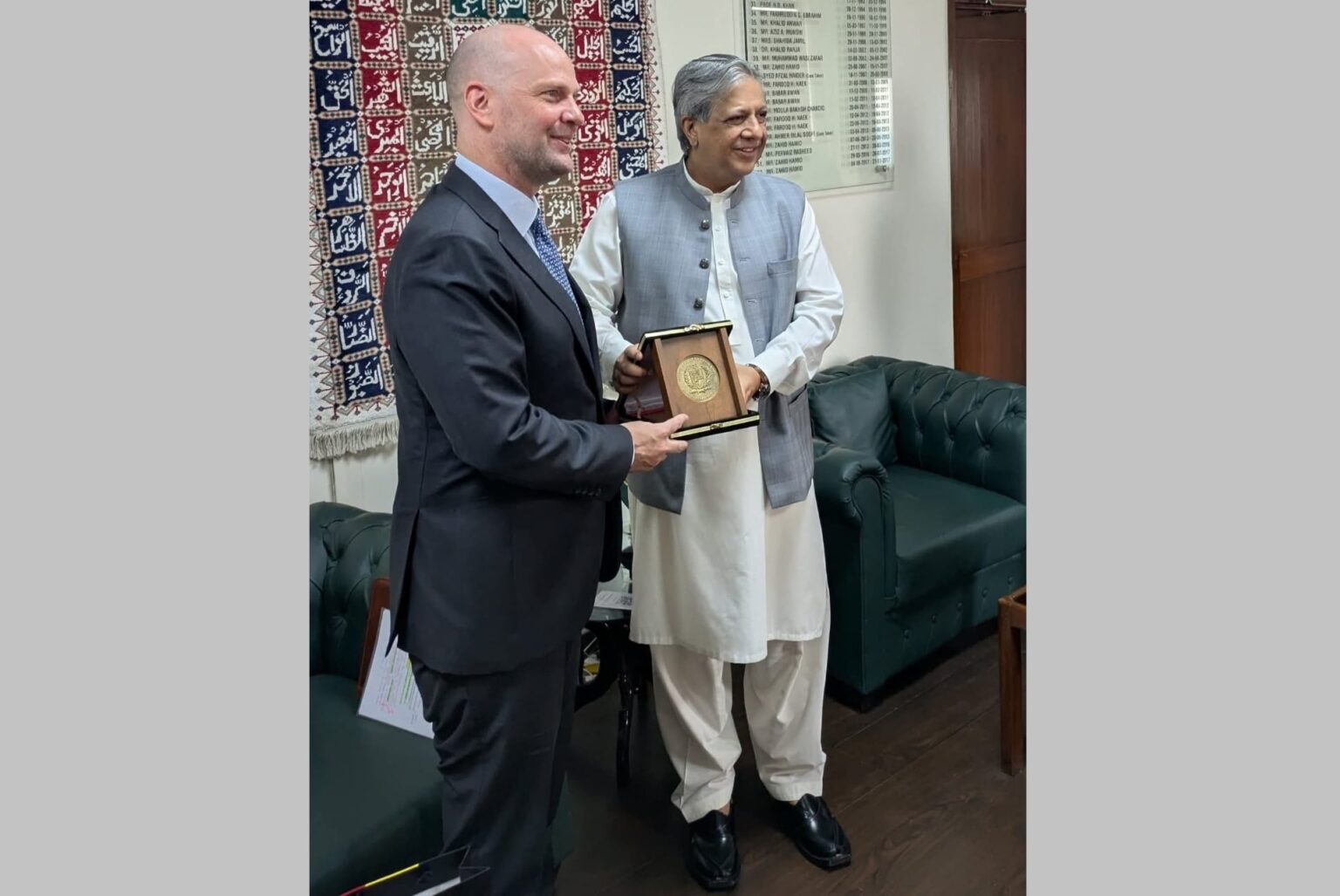 Belgian Ambassador Meets Pakistan’s Law Minister Ahead of GSP+ Mission ...