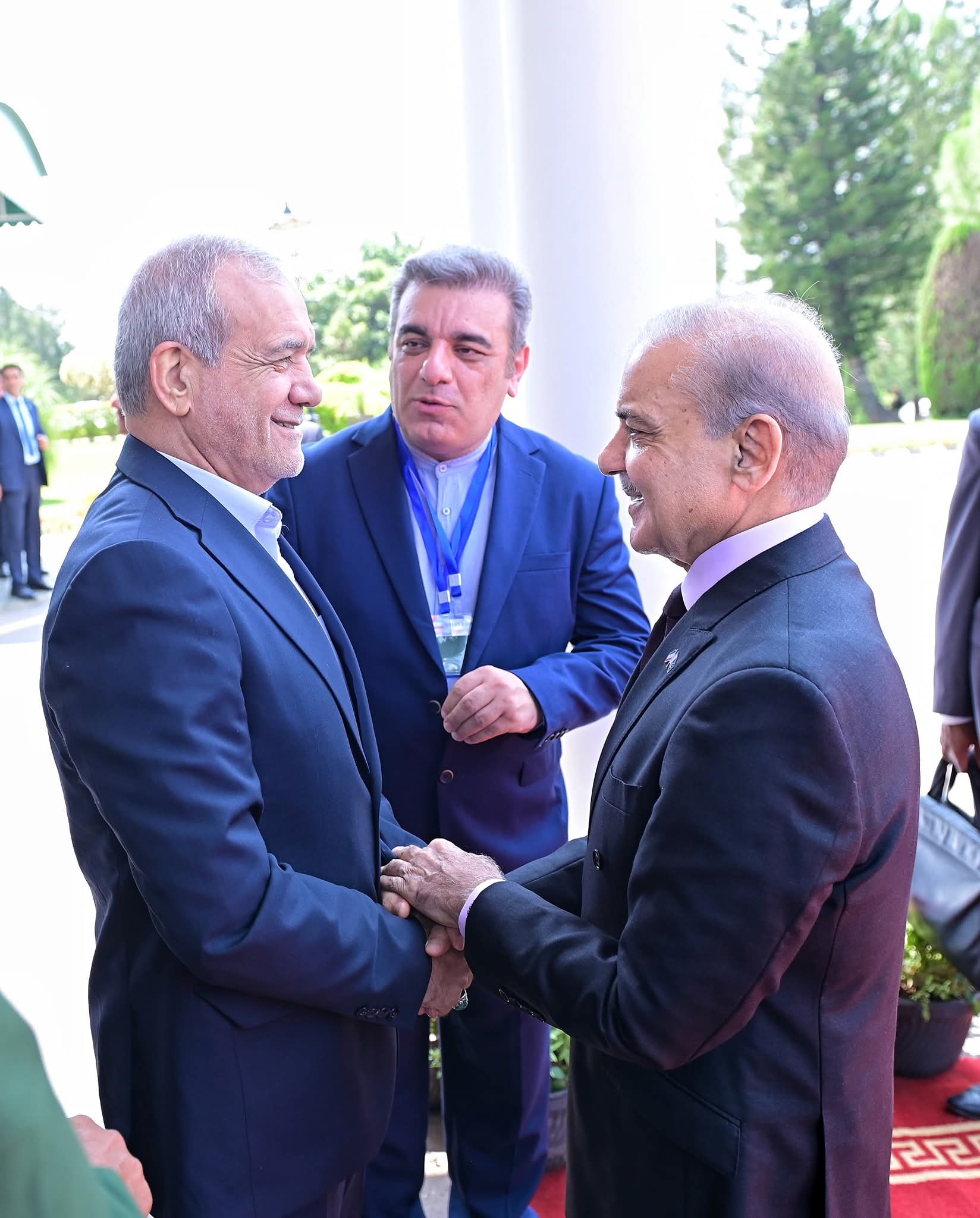 Iranian President Dr. Masoud Pezeshkian Arrives at Prime Minister House ...