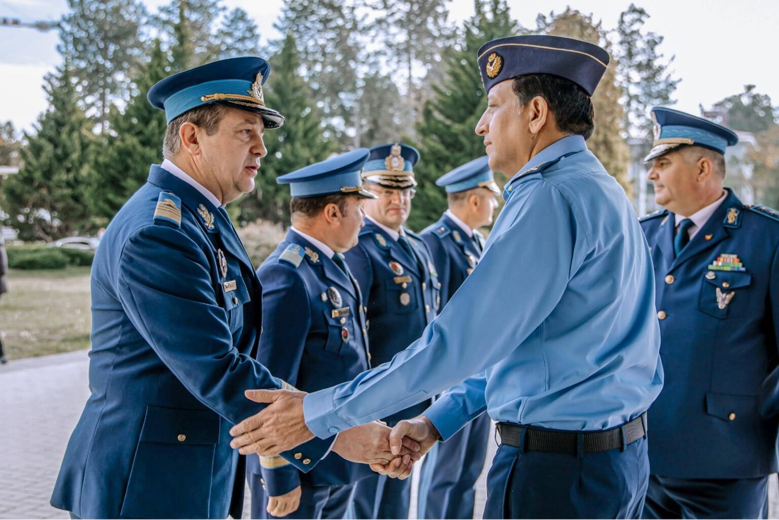 Air Chief Calls on Chief of Romanian Air Force Staff During His Visit ...