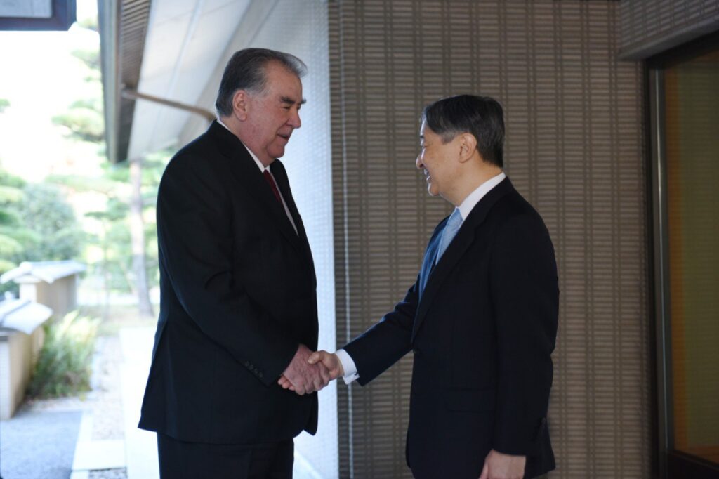 Tajik President Emomali Rahmon Holds Talks with Japanese Emperor to ...
