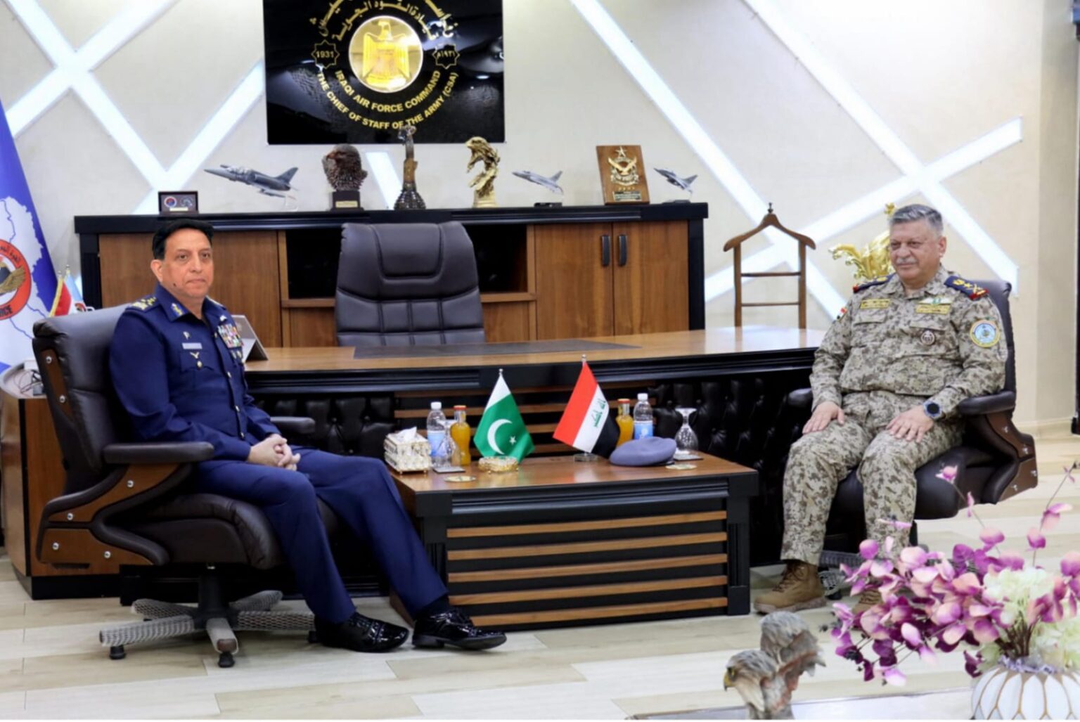 PAF Chief Meets Commander of the Iraqi Air Force - The Gulf Observer
