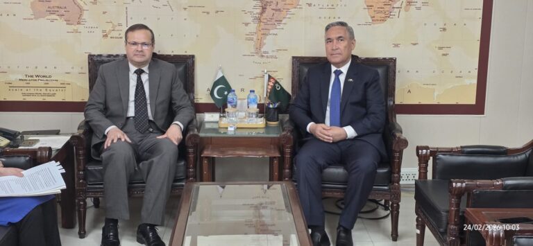 Turkmen Ambassador Meets Pakistan’s Economic Affairs Secretary to Boost ...