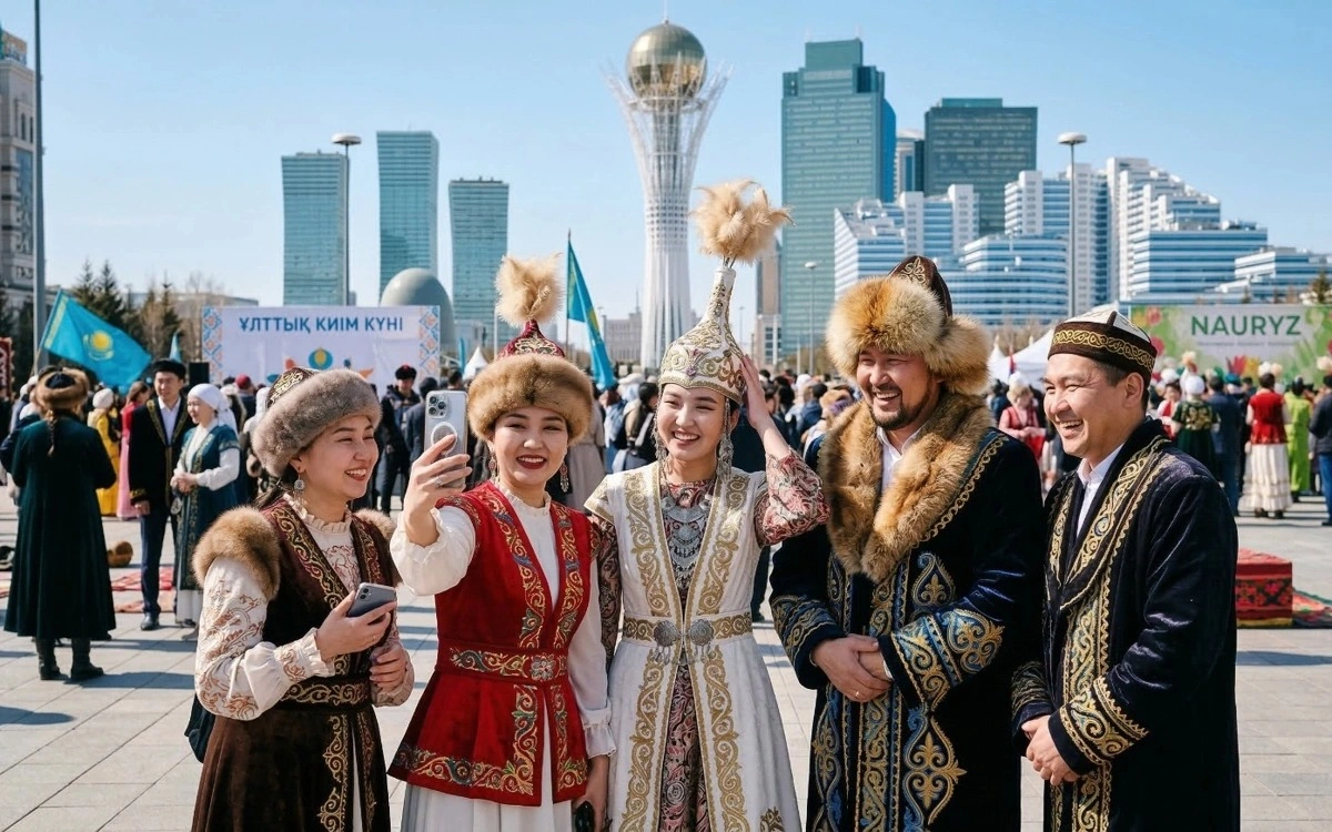 Kazakhstan Marks National Clothing Day, Celebrating Cultural Identity ...